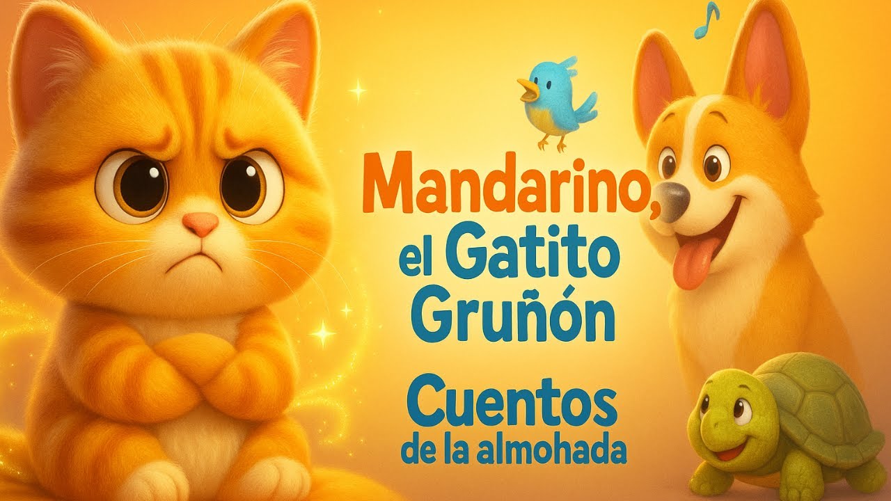 🐱🍊 Mandarino, el Gatito Gruñón | Cuentos Infantiles | Cuentos para Dormir | Educación emocional ✨