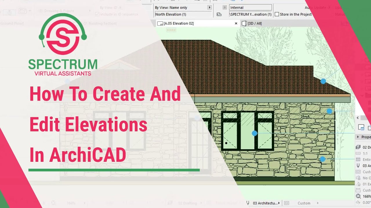 How To Create And Edit Elevations In ArchiCAD Tutorial