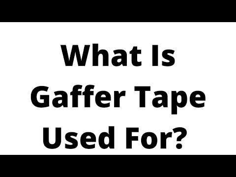 What Is Gaffer Tape Used For? Well I Use It For Anything And Everything!