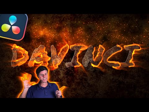 Epic FIRE Outline Text in DaVinci Resolve Fusion! (Inspired by KGF Chapter 2)