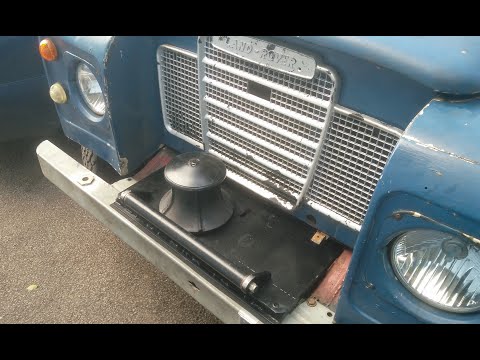 Land Rover Series hydraulic capstan winch build