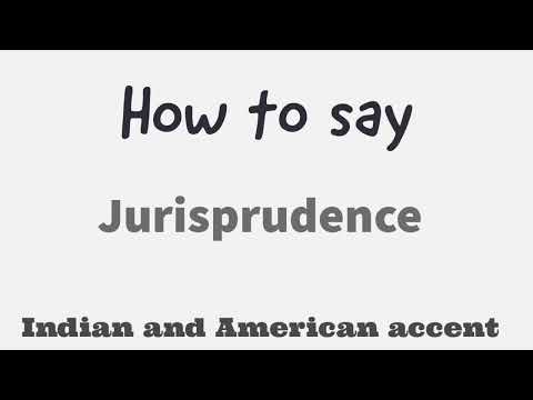 How to Pronounce Jurisprudence | Say Jurisprudence | Jurisprudence Pronunciation