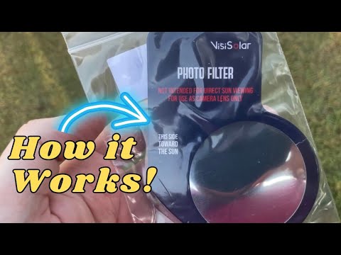 VisiSolar Photo Filter for Viewing Solar Eclipse With Your iPhone or Android