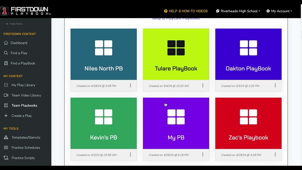 FirstDown PlayBook Drag & Drop