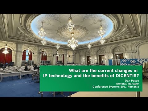 What are the current changes in IP technology and the benefits of DICENTIS?