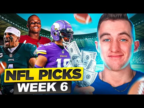 NFL BETTING PICKS FOR EVERY WEEK 6 GAME! BEST BETS AND PREDICTIONS!
