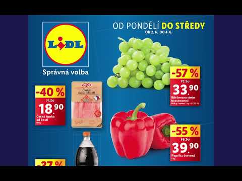 Leták Lidl od pondělí 2. 6. 2025