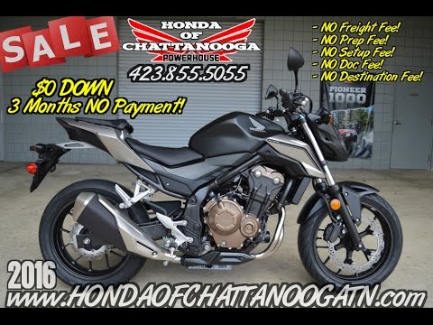 2016 Honda CB500F For Sale / Specs Review @ Honda of Chattanooga TN | Sold
