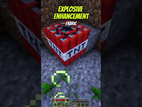 Explosive Enhancement Mod - Must Try Minecraft Mods! #minecraftmods
