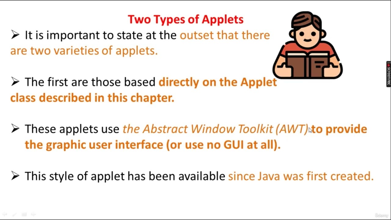 The Applet class theory part1 | Java