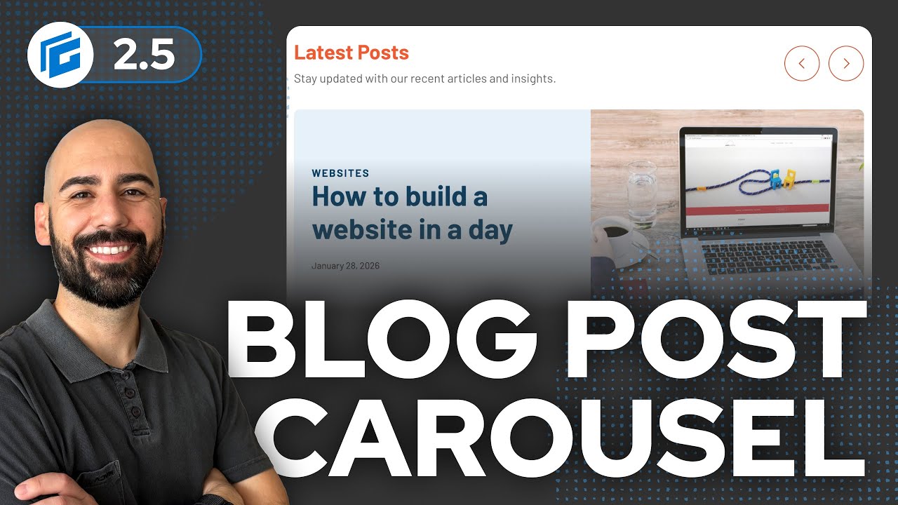 Building a Dynamic Blog Post Carousel with GenerateBlocks
