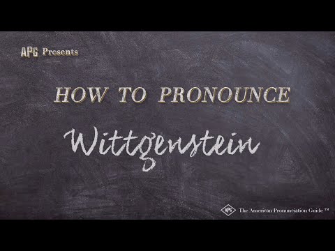 How to Pronounce Wittgenstein (Real Life Examples!)