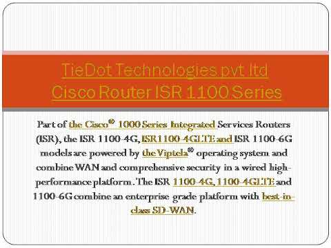 Cisco Router ISR 1100 Series Price List | Call: 9036000187