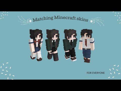 Matching Minecraft skins 2024 // *with all the links* #8