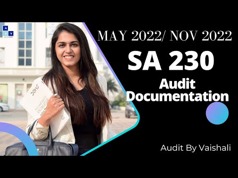 audit documentation working papers | SA 230 | MAY 2022 NOV 2022