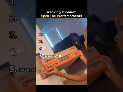 Ranking Funniest Spell The Word Moments