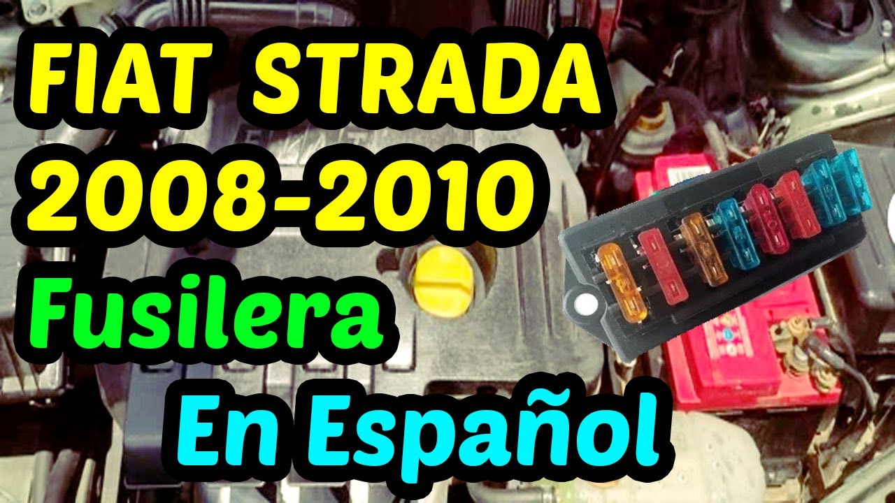 DIAGRAMA de FUSIBLES Fiat Strada 2008 - 2010 [ En Español ]
