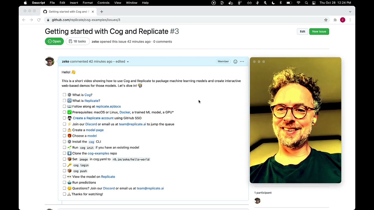Getting started with Cog and Replicate