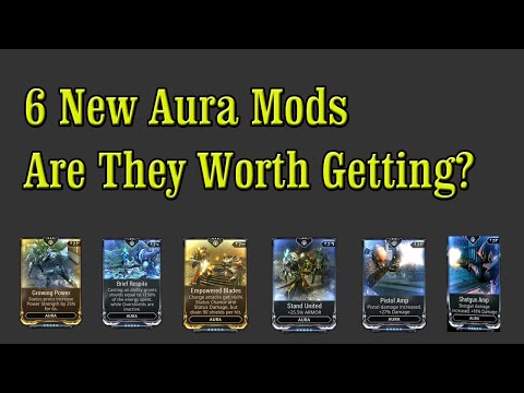 Warframe PS4 - 6 New Aura Mods, Are They Worth Getting?