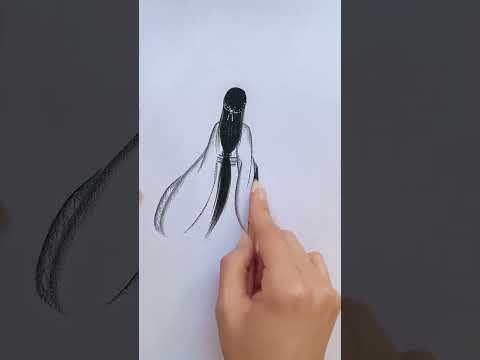how to draw a chinese girl #art #sketching