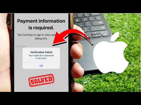 Verification Failed Your Apple ID or Password is Incorrect / App Store Problem / Fixed