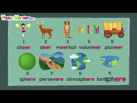 Level 4 - Video 9.2 Practice /eer/ /ere/ ~ PhonicsMonsters.com