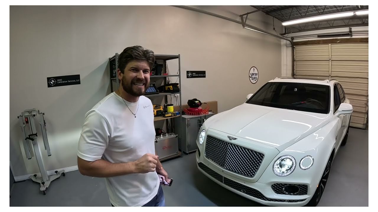 Bentley Bentayga Calibration Night Vision, ACC Radar, and Forward Facing Camera Calibration