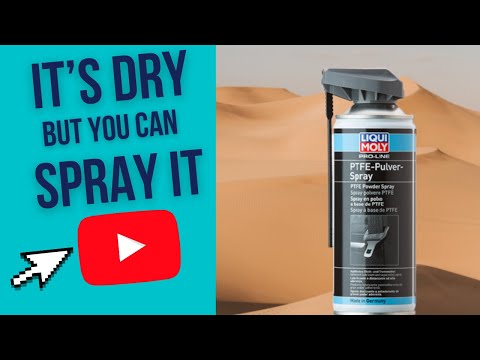 How to use a dry lubricant without attracting dirt and dust with Liqui Moly PTFE Spray - Episode 22