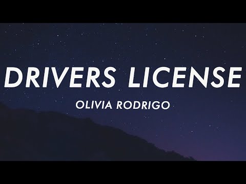 Olivia Rodrigo - drivers license (Lyrics)