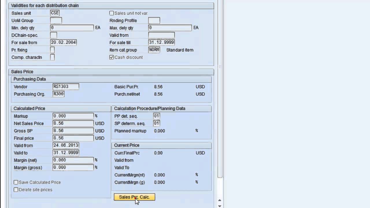 Retail Article Master Data