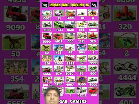 Real code π₯ Indian bike driving 3d all new cheat code update + plugin cheat code