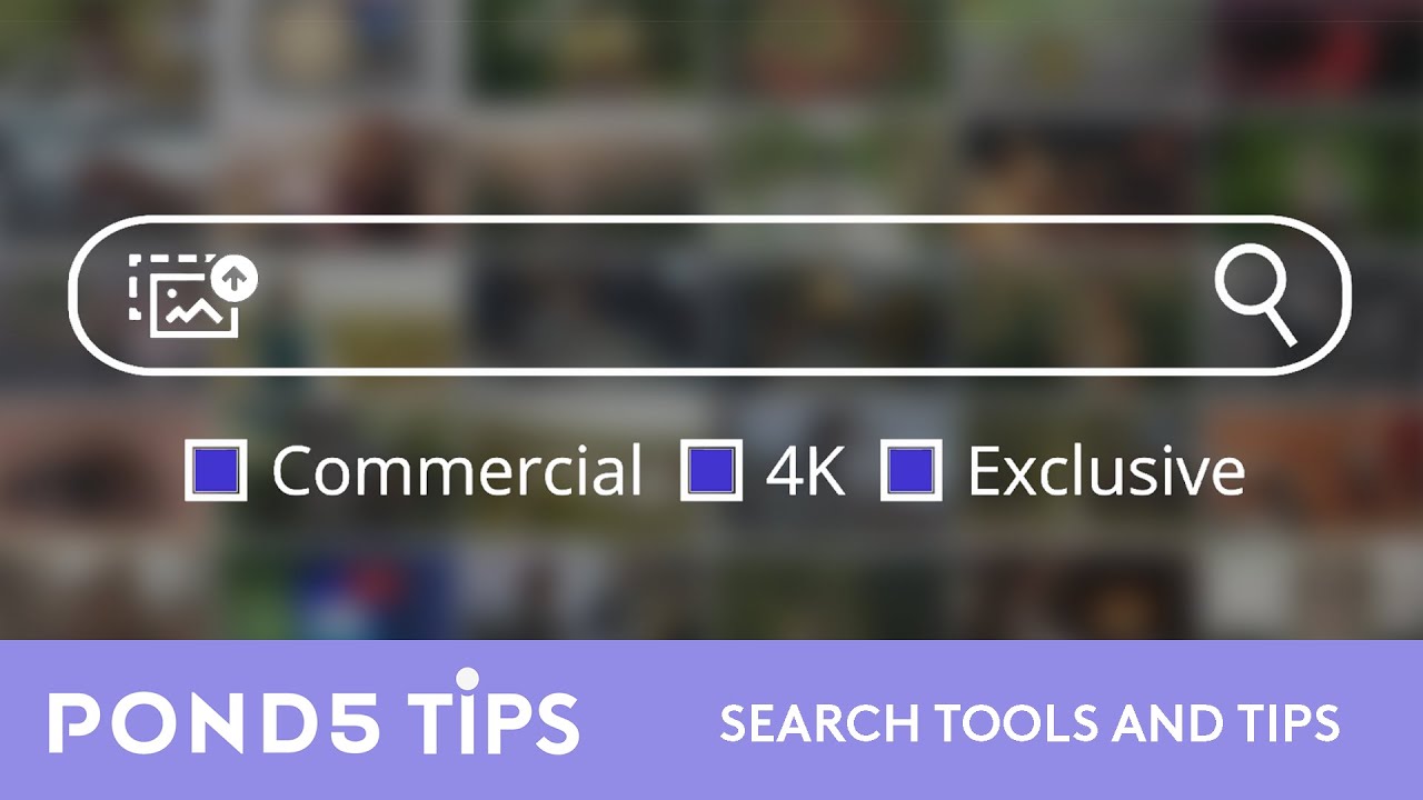 Pond5 Tips - Search Tools and Tips
