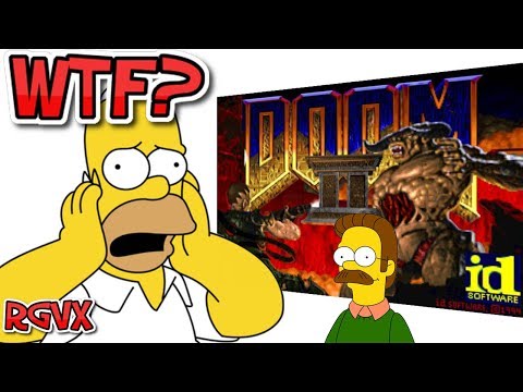 The Simpsons in Doom 2 ? WTF ( Doom Hack Mod )