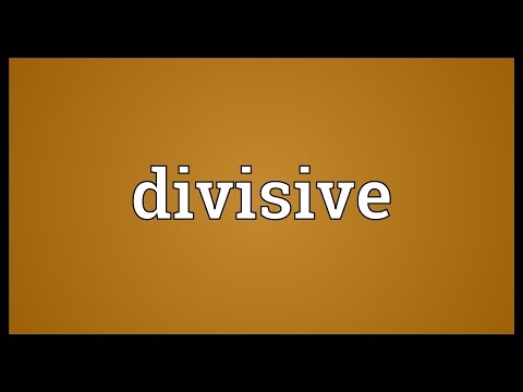 Divisive Meaning