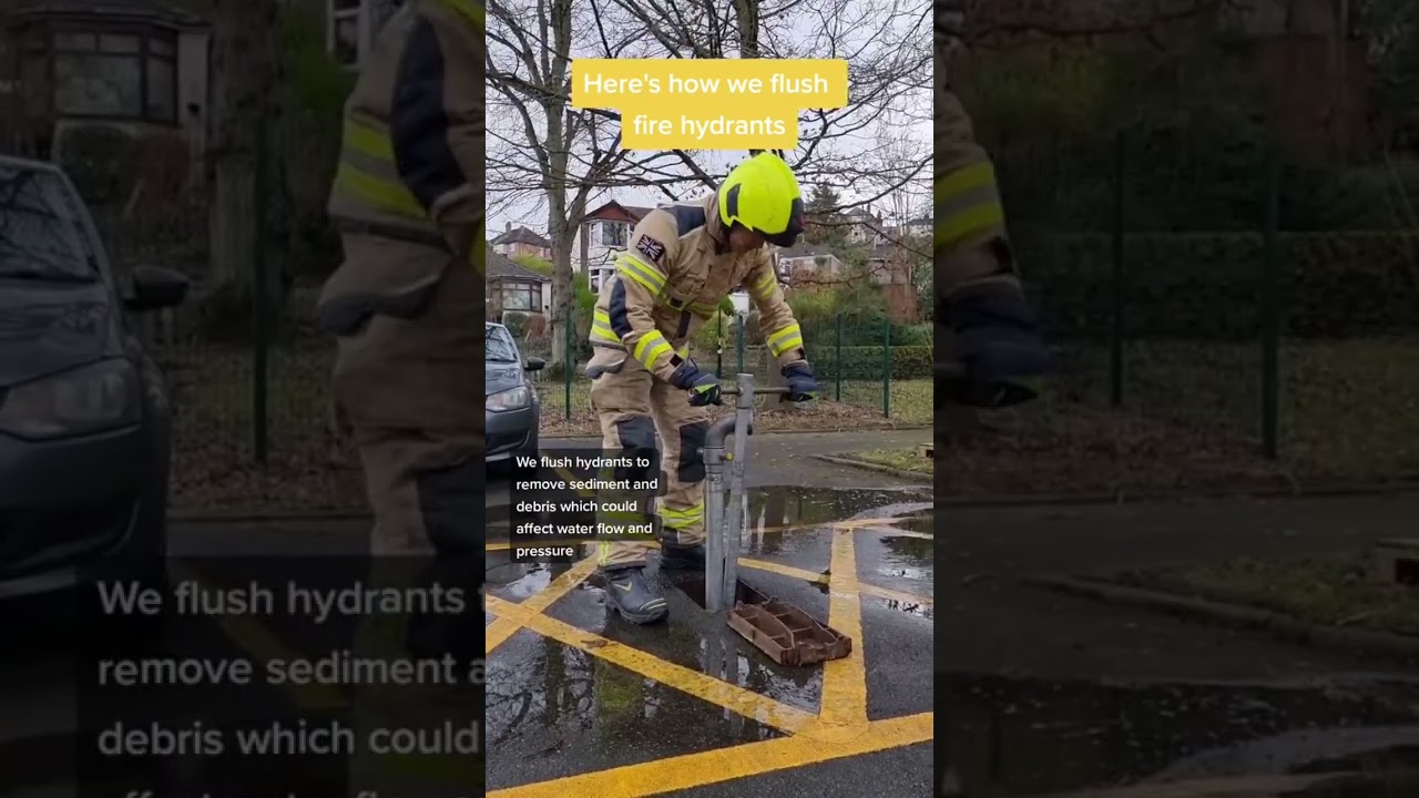 Fire hydrant flushing explained