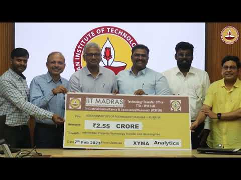 IIT Madras Technology Transfer Office signs a Technology Licensing Agreement with XYMA Analytics