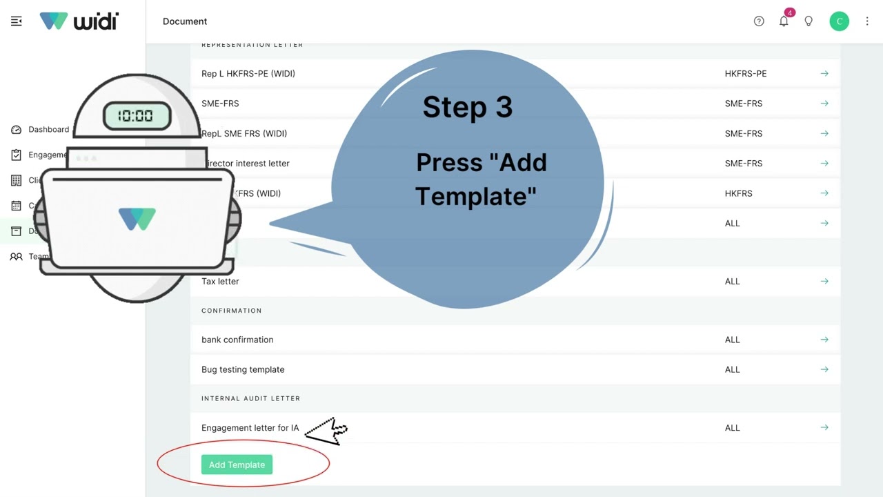 Widi User Manual Episode 1: Set up your own template| audit |workflow software