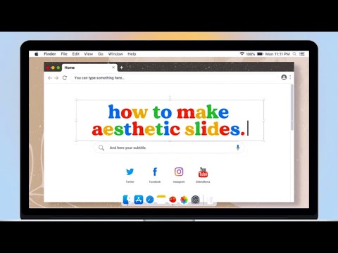how to make aesthetic powerpoint / google slides (easy + free templates) 🍉