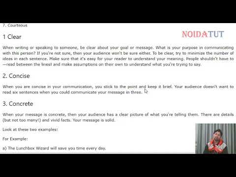 The 7 Cs of Communication