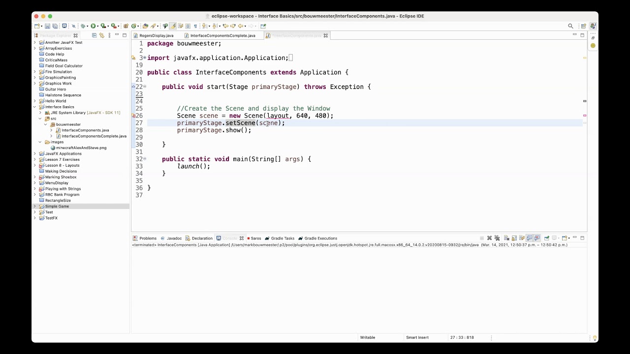 Create a User Interface with JavaFX