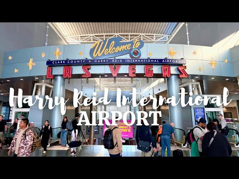 ππΊπΈ 4K Harry Reid International Airport Walking Tour | Las Vegas, Nevada | 2025