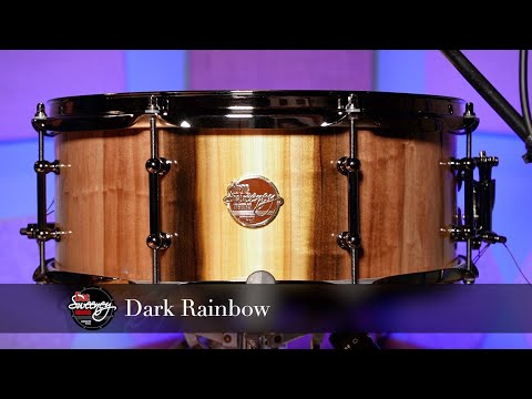 Doc Sweeney "Dark Rainbow" 5.75x14 Stave Rainbow Poplar Snare | Reverb