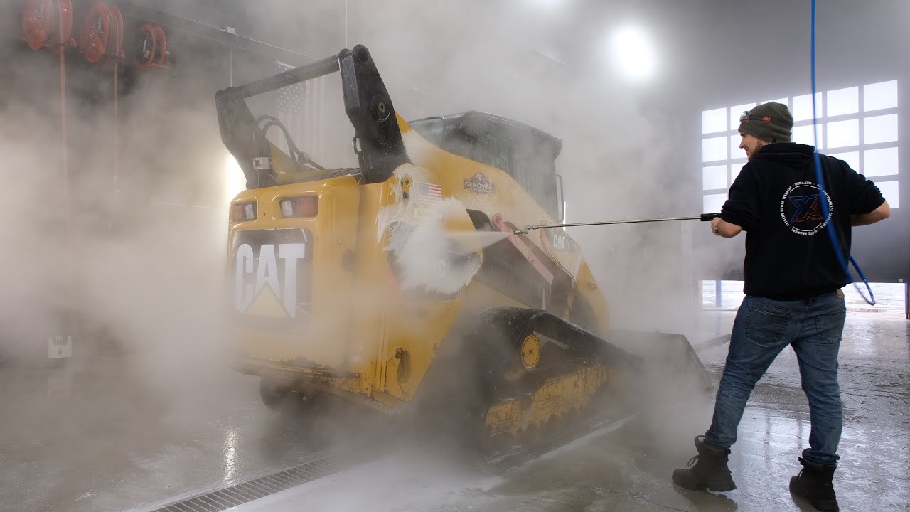 FULL DETAIL on a NEGLECTED Cat Skid Steer