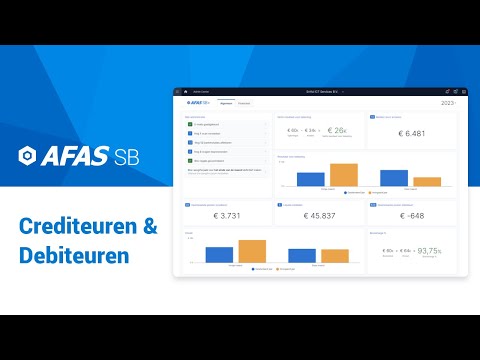 Crediteuren & Debiteuren in AFAS SB