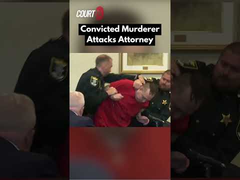 Convicted Killer Joseph Zieler Elbows Attorney in Face Hours Before Sentencing. #courttv #shorts
