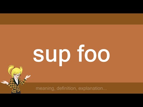 sup foo