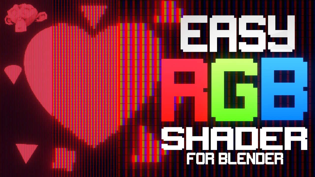 Easy Pixel Shader | Blender