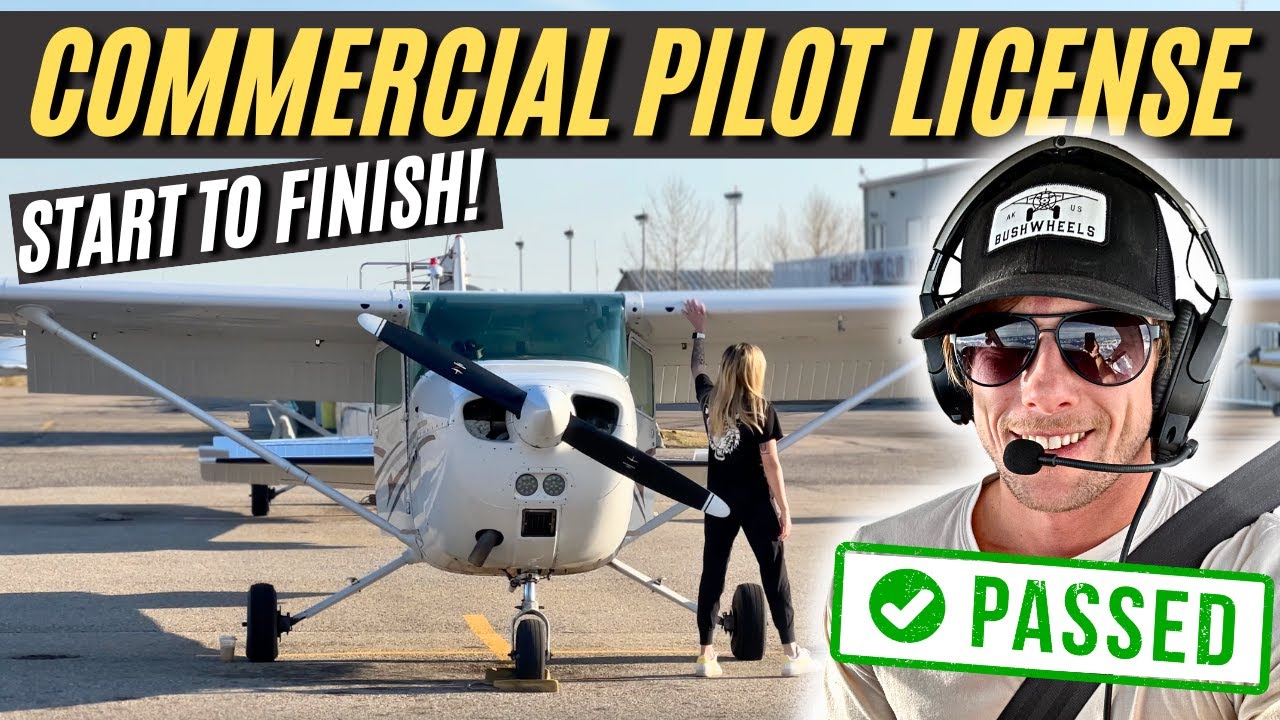 Step by Step: COMMERCIAL PILOT LICENSE! CPL Flight Training Start to Finish!
