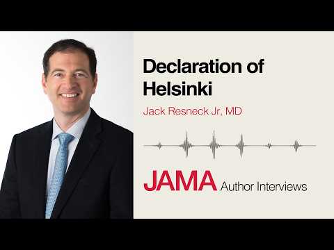 Declaration of Helsinki Addresses New Ethical Challenges