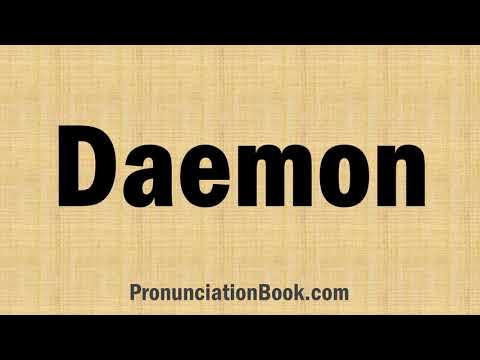 How to Pronounce Daemon